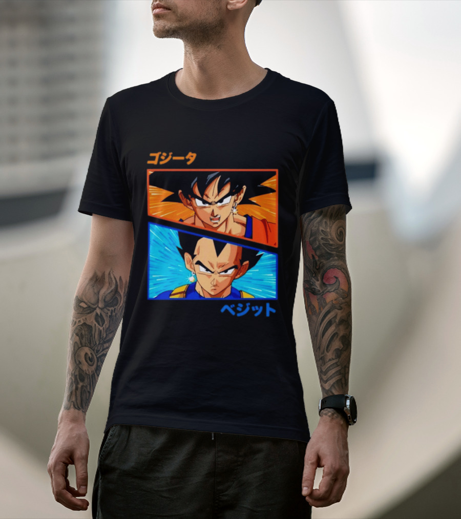 Gogeta Vegito Fusion Transformation Dragon Ball Z Super Saiyan Anime T-Shirt