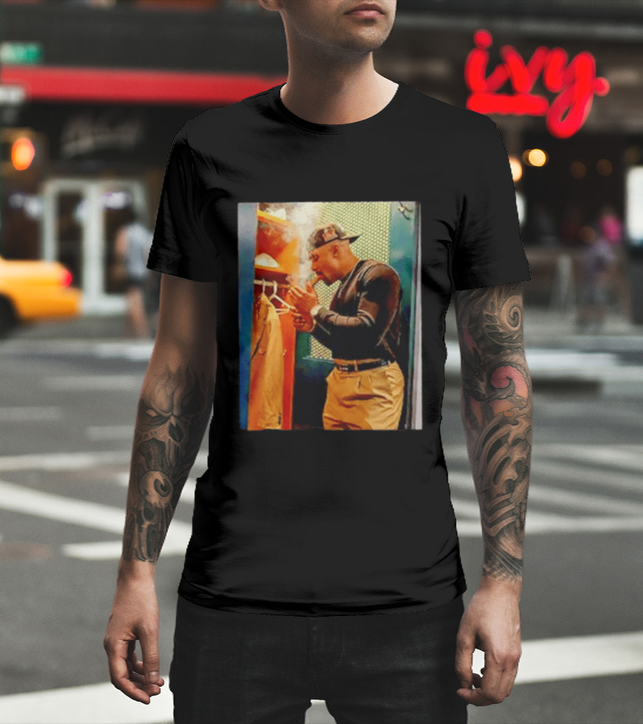 Jalen Hurts Celebrating Smoking Cigar Locker Room Moment T-Shirt