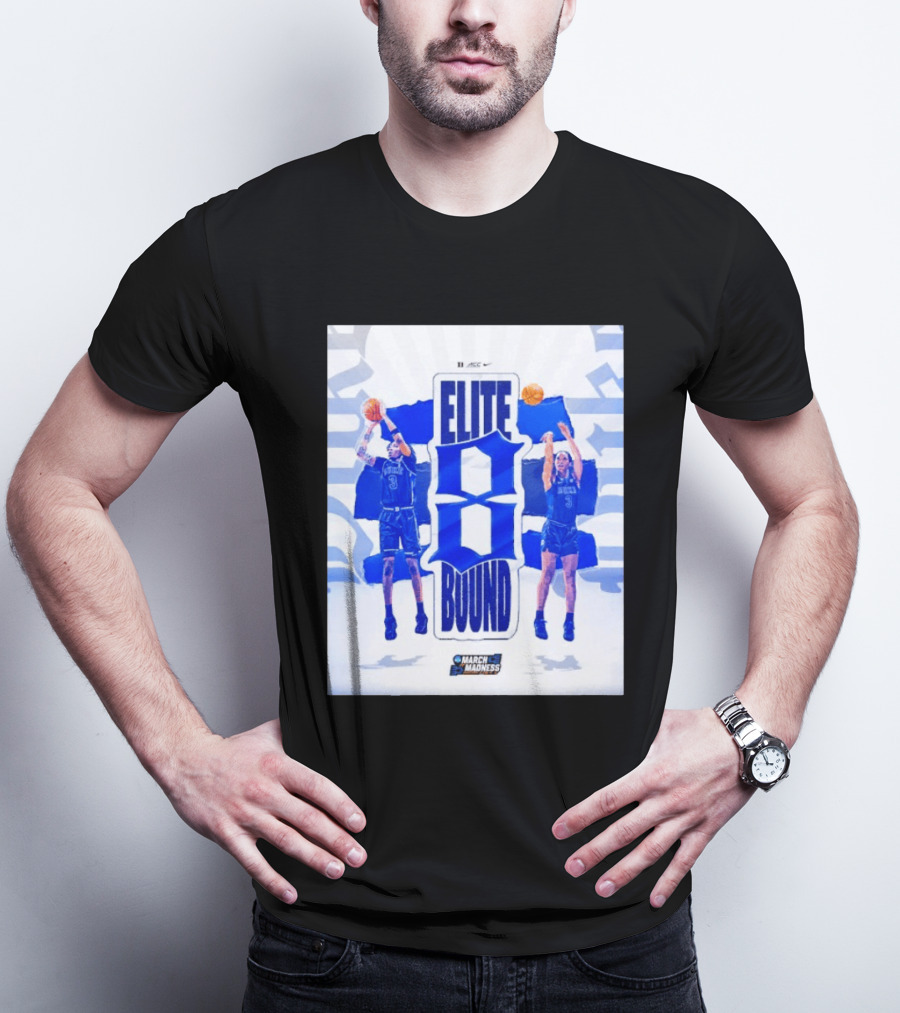 March Madness Duke Blue Devils 2026 Elite Eight Player NCAA Bound T-Shirt