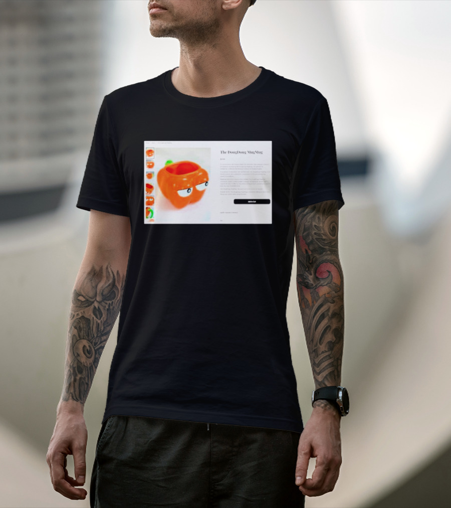 I Hate The Dougdoug Mugmug Orange Pumpkin Face T-Shirt