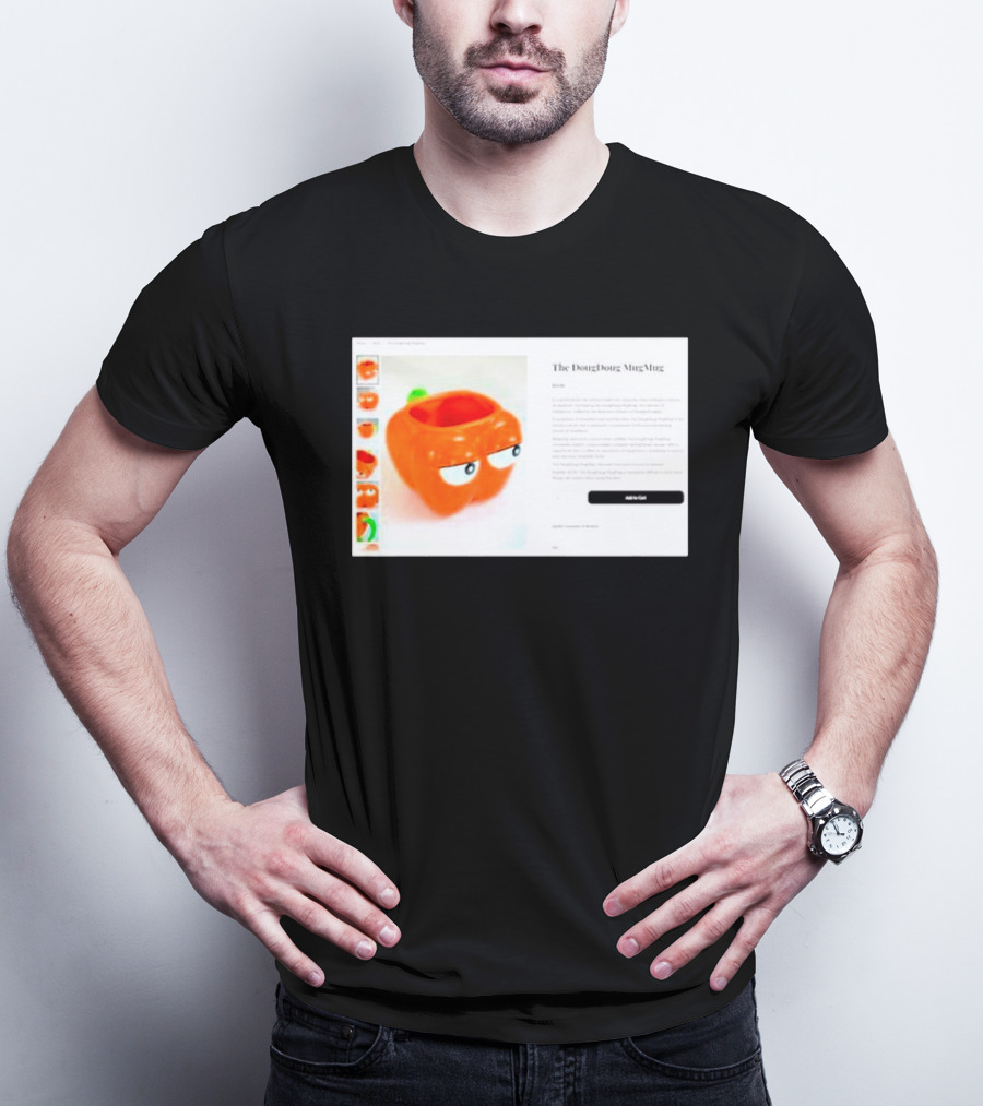 I Hate The Dougdoug Mugmug Orange Pumpkin Face T-Shirt