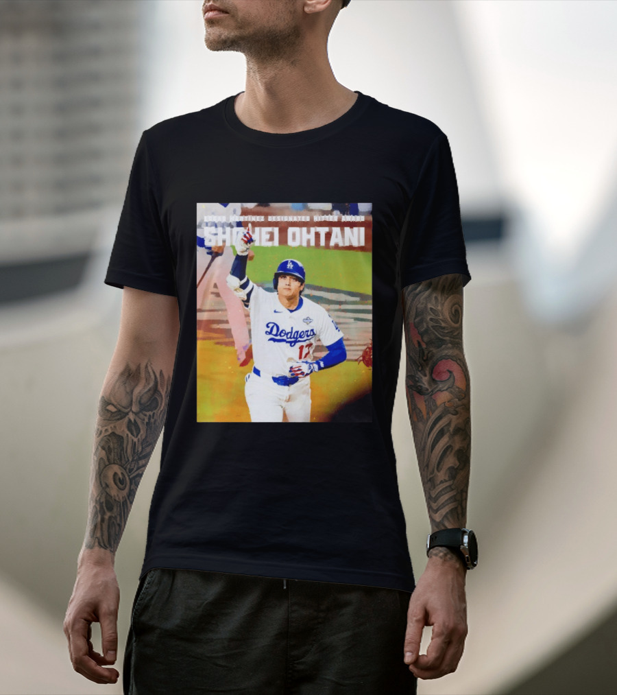 Edgar Martínez Designated Hitter Award Shohei Ohtani Los Angeles Dodgers T-Shirt