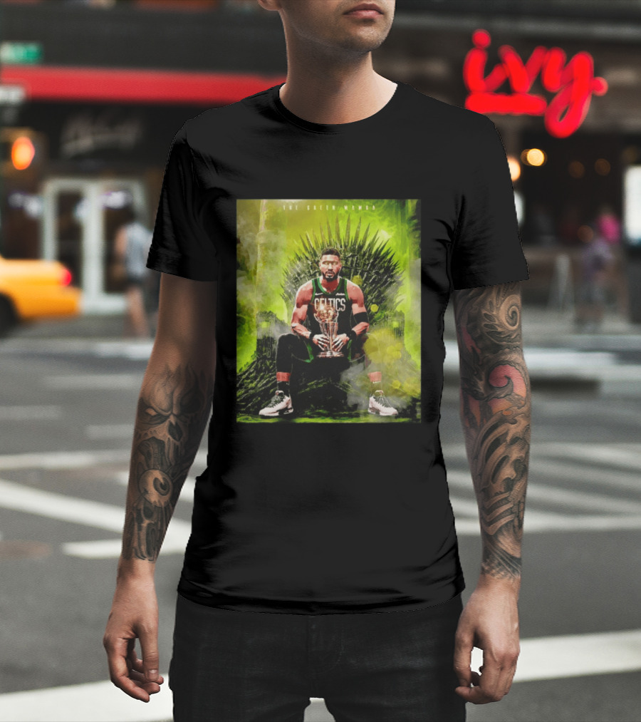 Jayson Tatum Boston Celtics The Green Mamba Iron Throne NBA Player T-Shirt