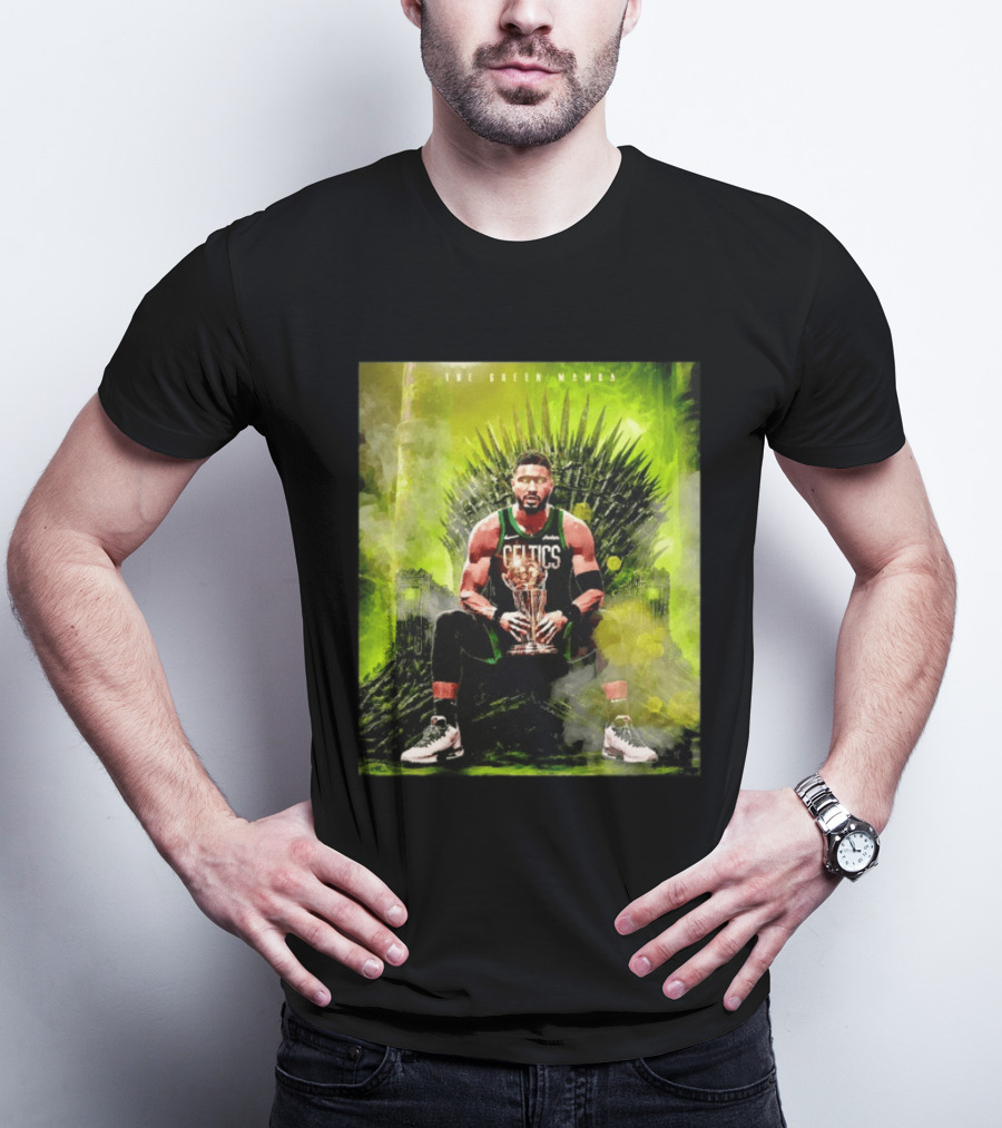 Jayson Tatum Boston Celtics The Green Mamba Iron Throne NBA Player T-Shirt