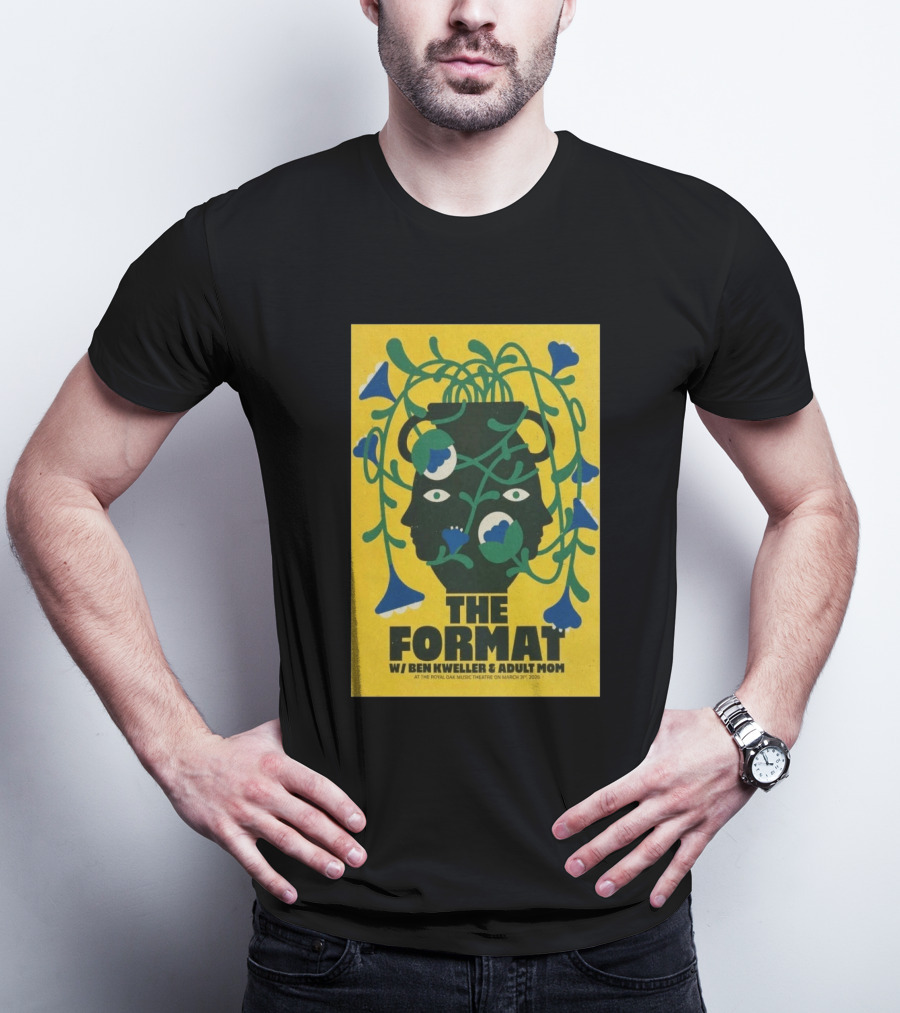 The Format Ben Kweller Adult Mom Royal Oak Music Theatre March 31 2026 Tour T-Shirt