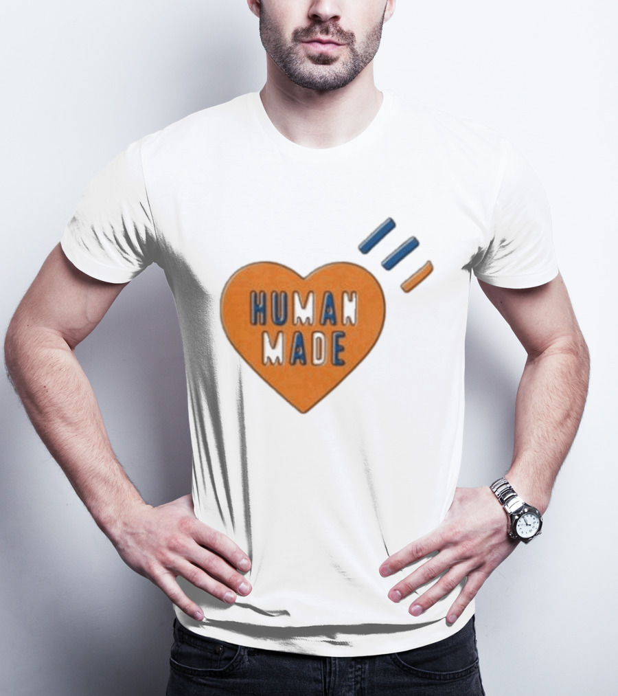 Human Made Heart Icon With Dry Alls T-Shirt