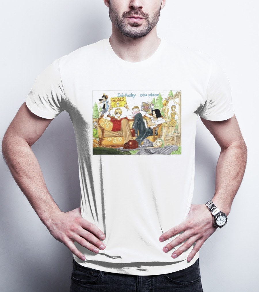 It's Funky One Piece Anime Crew And Goal Adventure T-Shirt