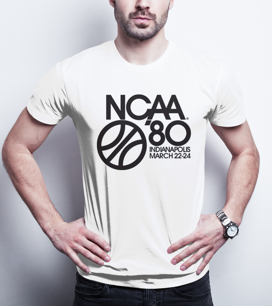 NCAA 1980 Indianapolis March 22 24 Final Four Basketball T-Shirt