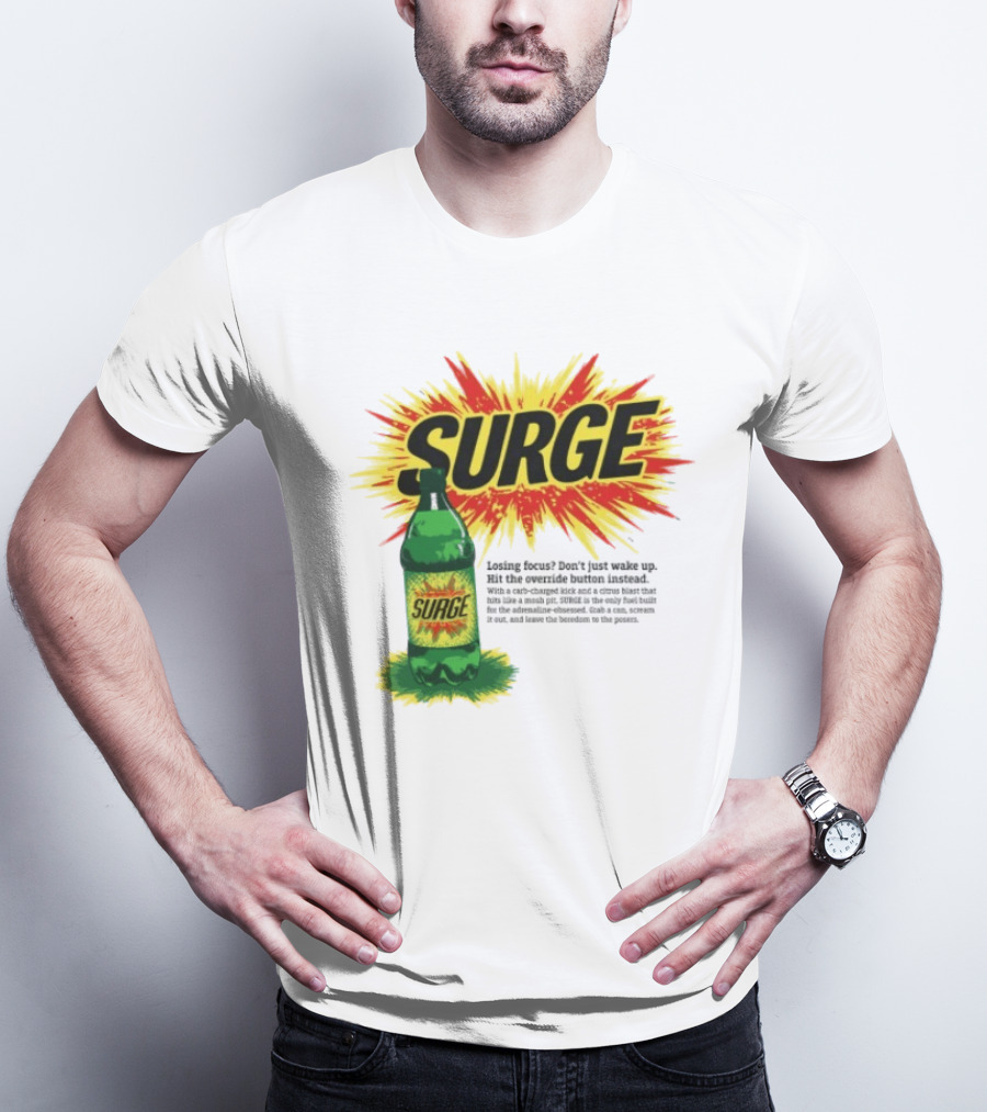 Surge Losing Focus Wake Up Hit The Override Button Instead T-Shirt