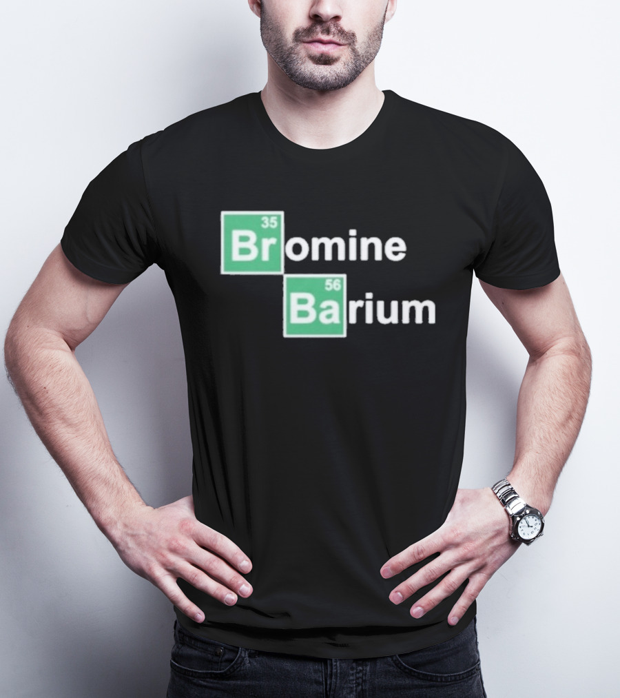 Bob Lazar Bromine Barium Element Chart T-Shirt