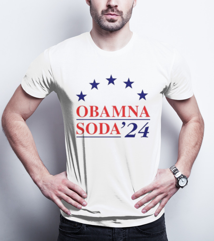 Obamna Soda '24 Stars Arch Political T-Shirt