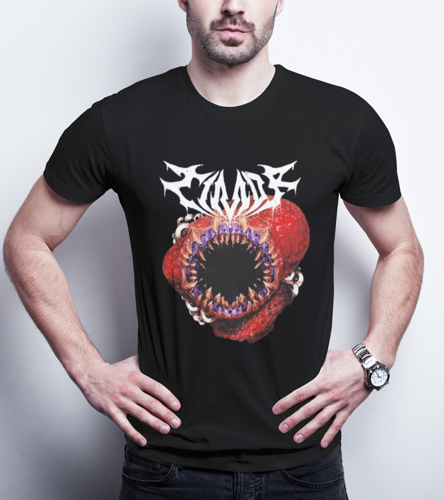Doggie Timor Monster Crimson Jaws Fantasy T-Shirt