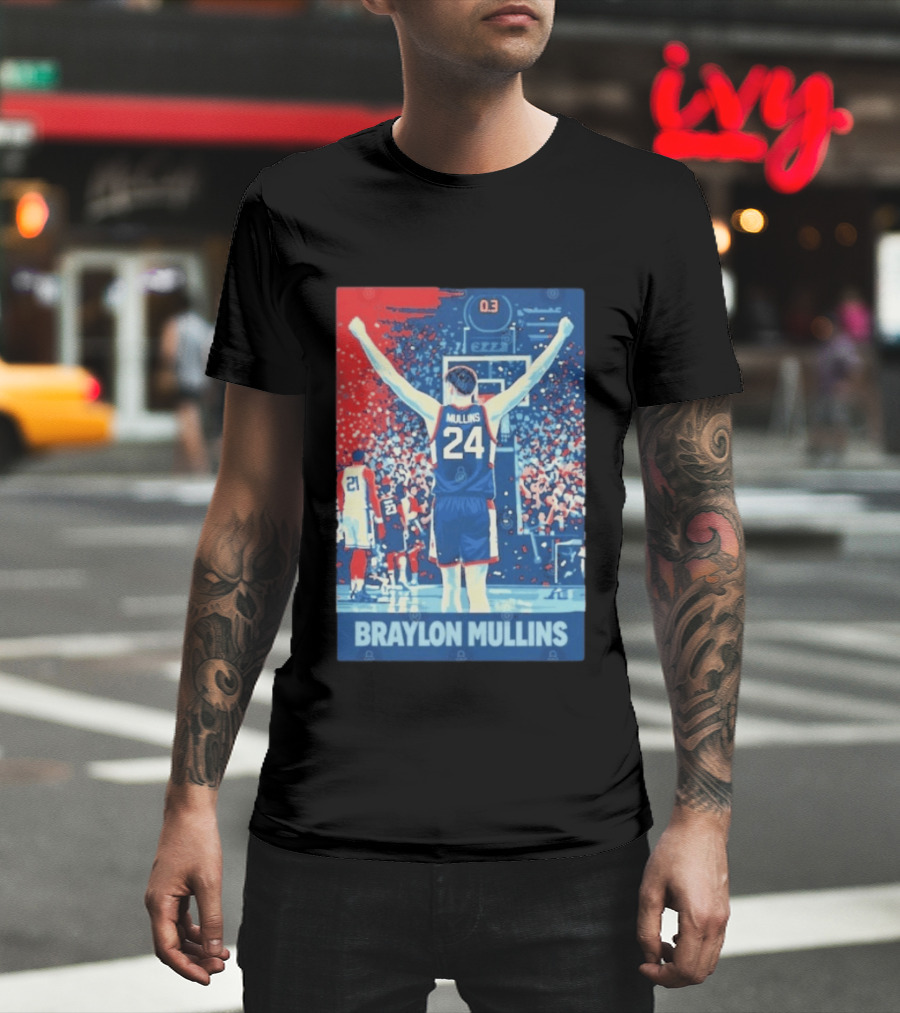 Braylon Mullins 0.3 Uconn Basketball Game Winning Moment T-Shirt