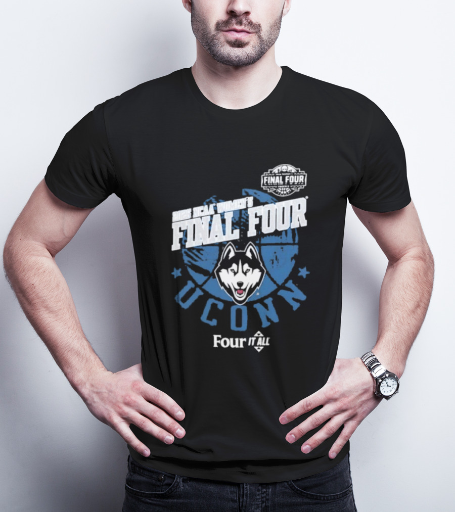 UConn Huskies 2026 NCAA Women's Final Four Four It All T-Shirt
