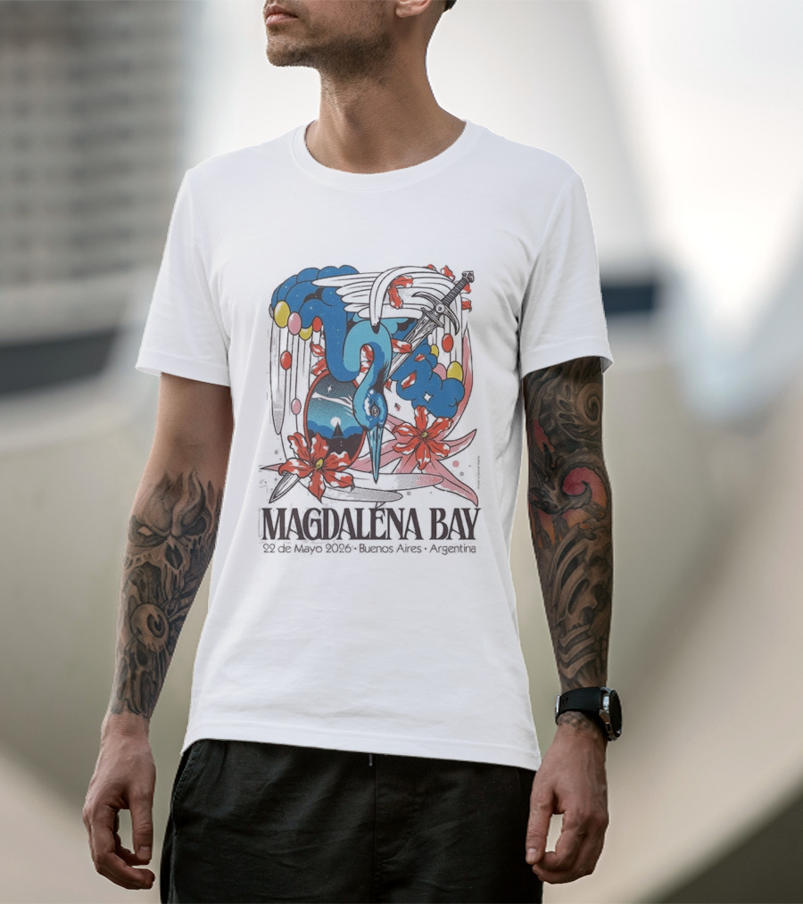 Magdalena Bay 22 De Mayo 2026 Buenos Aires Argentina Event T-Shirt