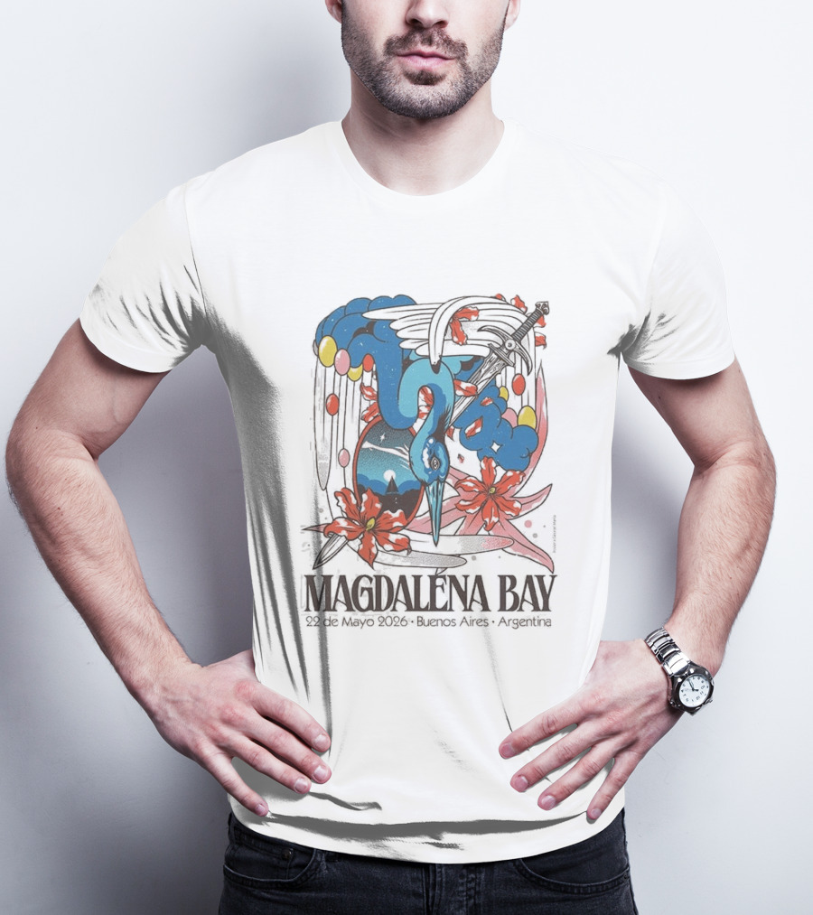 Magdalena Bay 22 De Mayo 2026 Buenos Aires Argentina Event T-Shirt