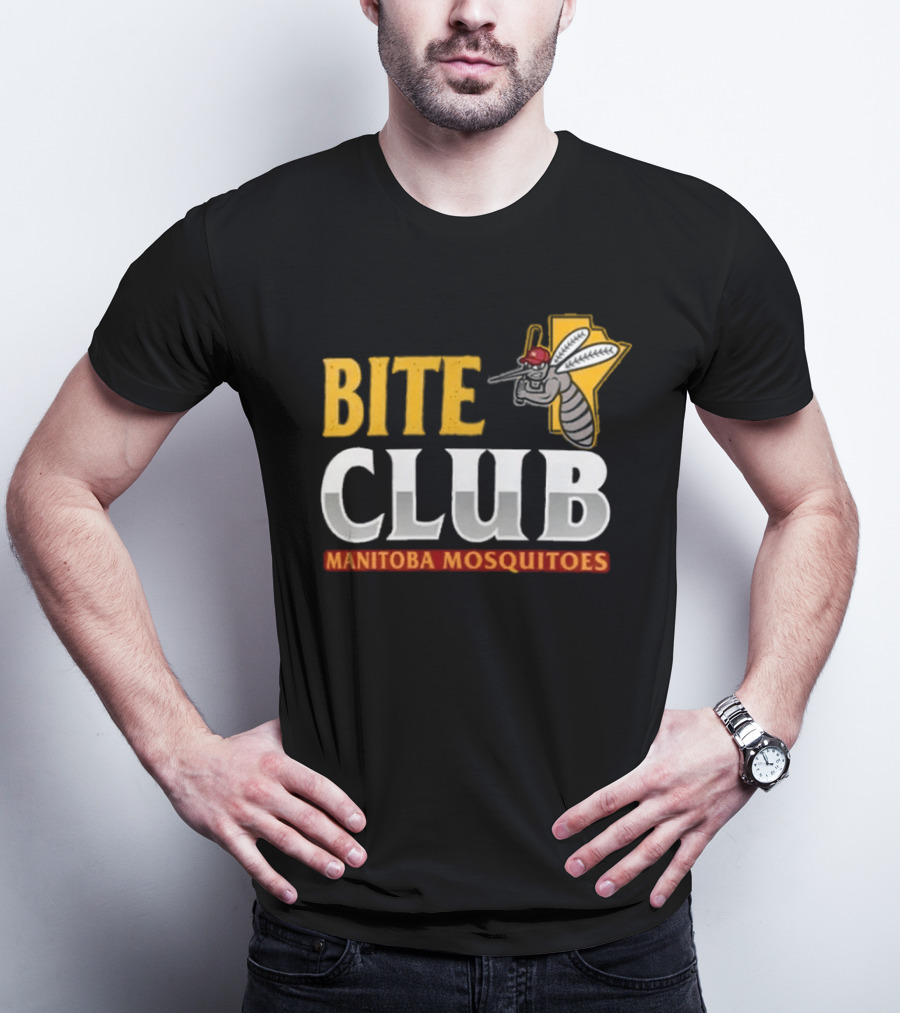 Bite Club Winnipeg Goldeyes Manitoba Mosquitoes 2026 T-Shirt