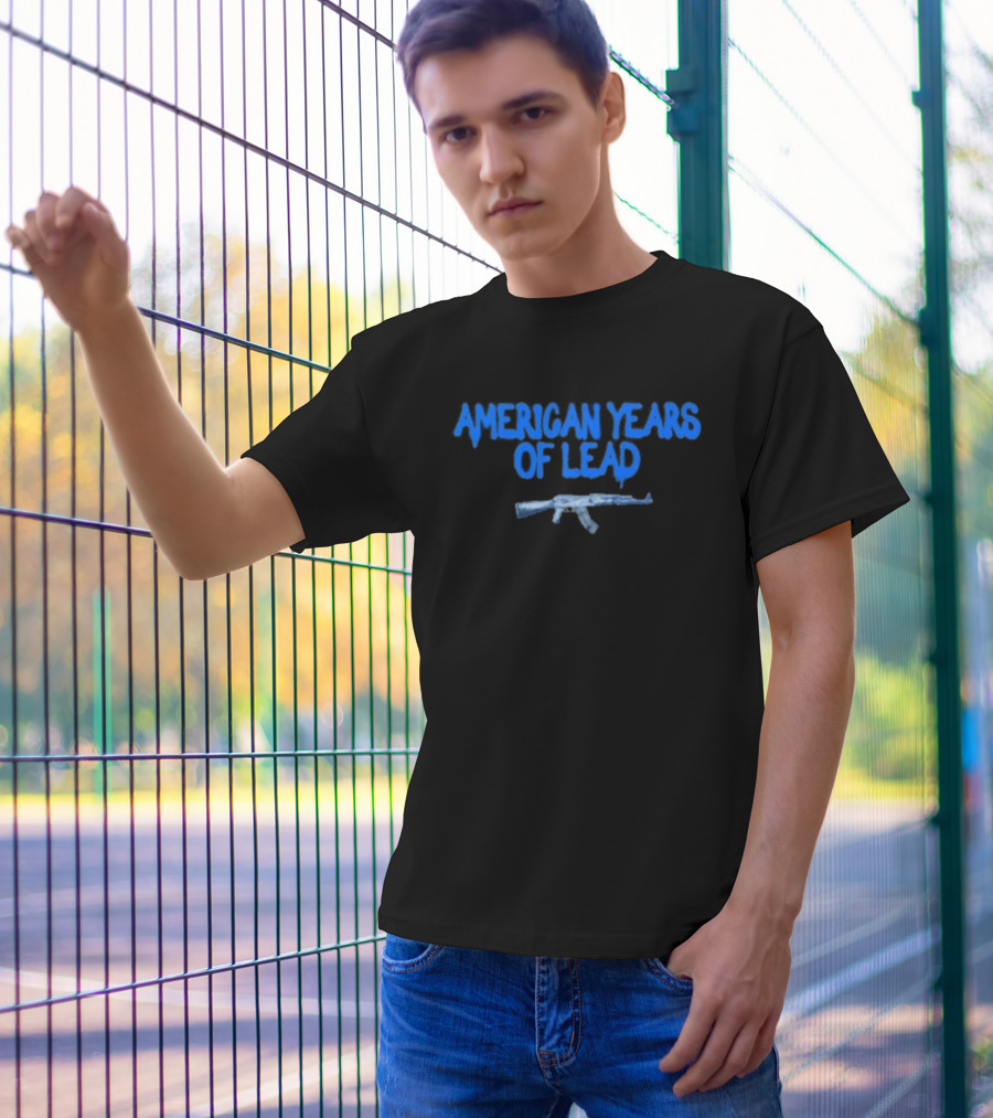 American Years Of Lead Second Amendment Ice Rifle T-Shirt