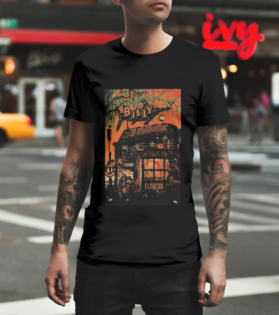 Billy Strings Saint Augustine FL April 2 2026 Amphitheatre Tour Retro Florida Swamp Shack Scene T-Shirt