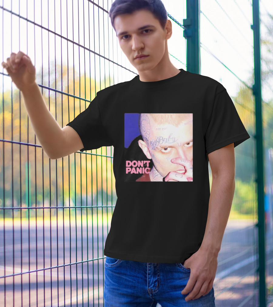 Lil Peep Don't Panic Single Cover Tattoo T-Shirt