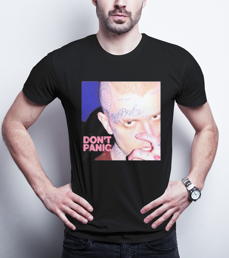 Lil Peep Don't Panic Single Cover Tattoo T-Shirt