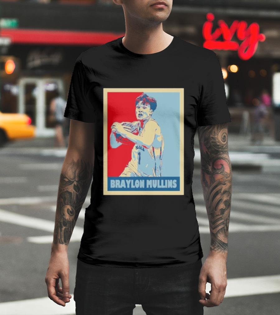 Braylon Mullins Uconn Basketball Iconic Hope T-Shirt