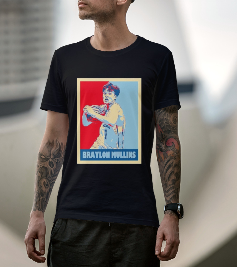 Braylon Mullins Uconn Basketball Iconic Hope T-Shirt