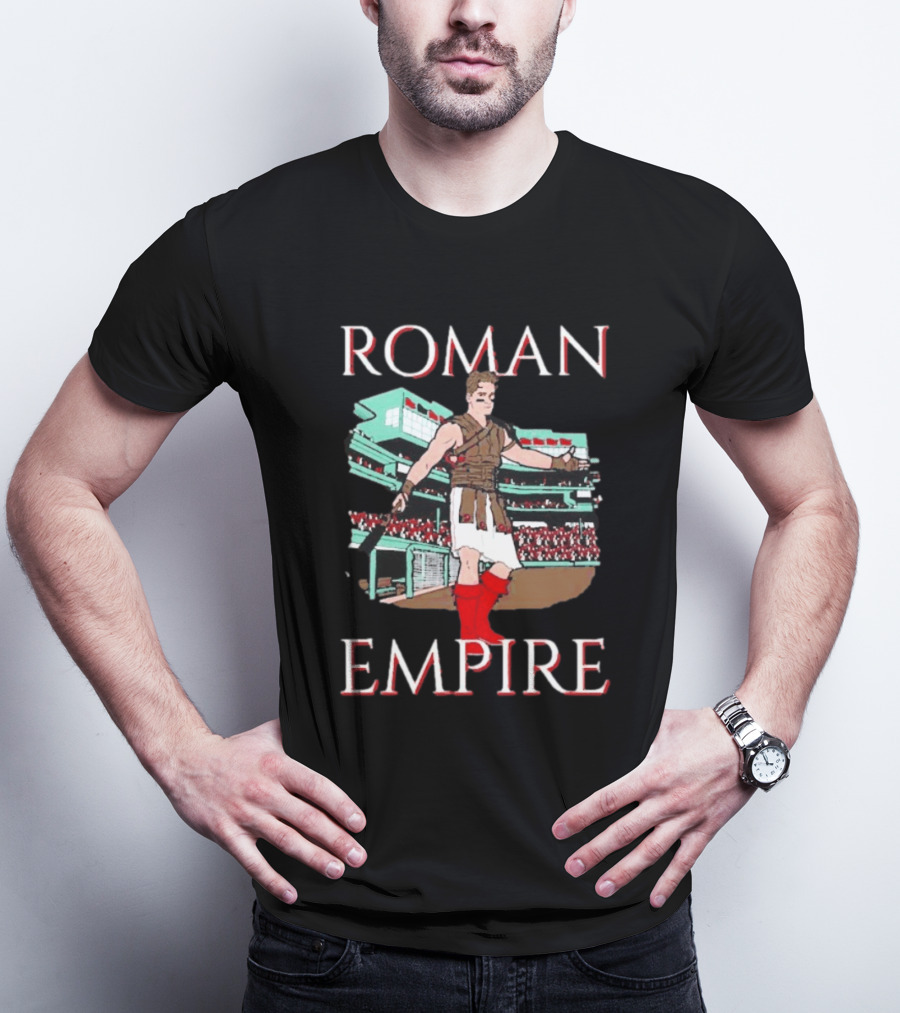 Roman Empire Anthology Boston Red Sox Fenway Park Roman Anthony T-Shirt