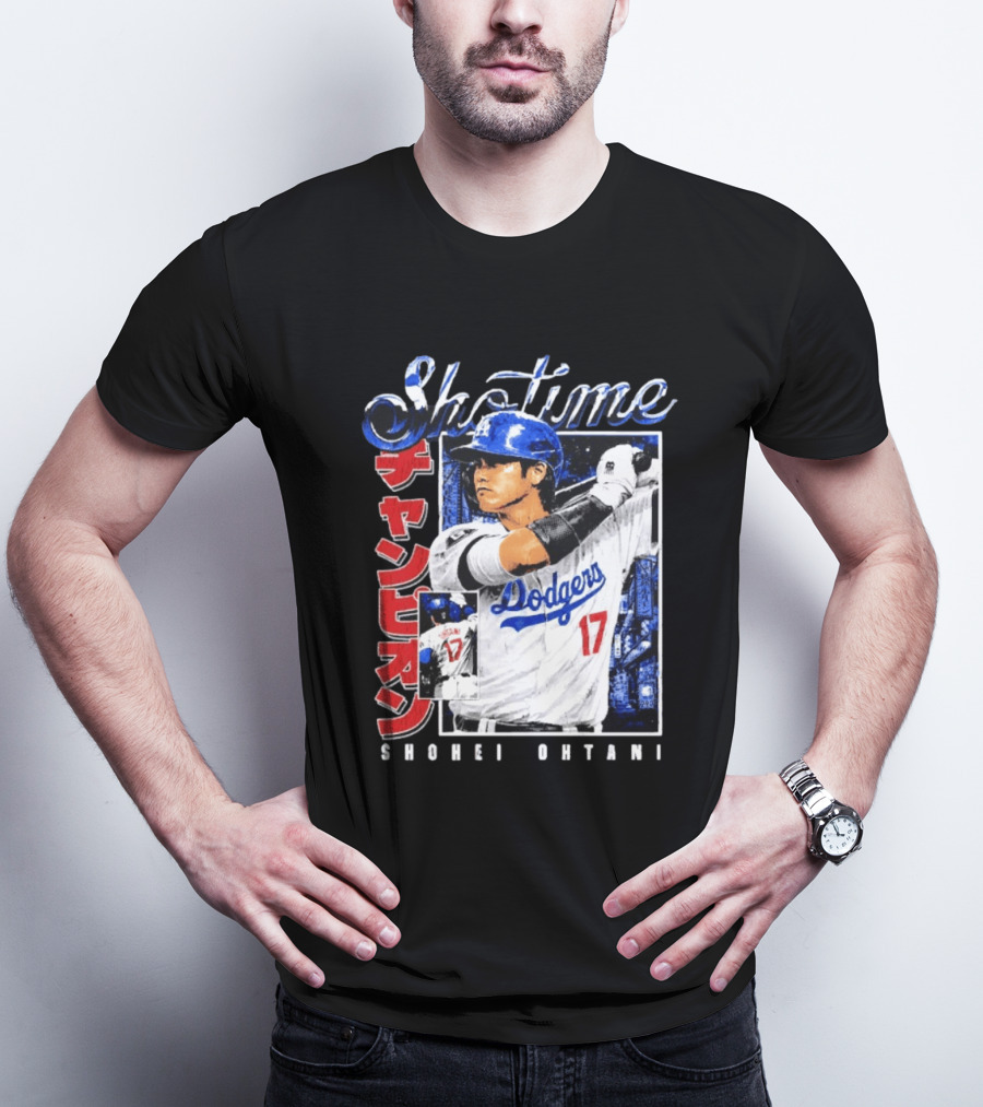 Sho Time Shohei Ohtani Dodgers 17 Baseball Sportswear T-Shirt