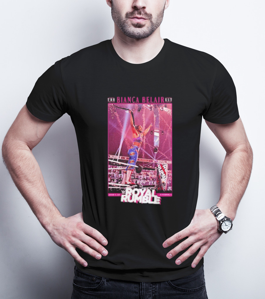 The EST WWE Bianca Belair Royal Rumble January 31 2021 St Petersburg Florida T-Shirt