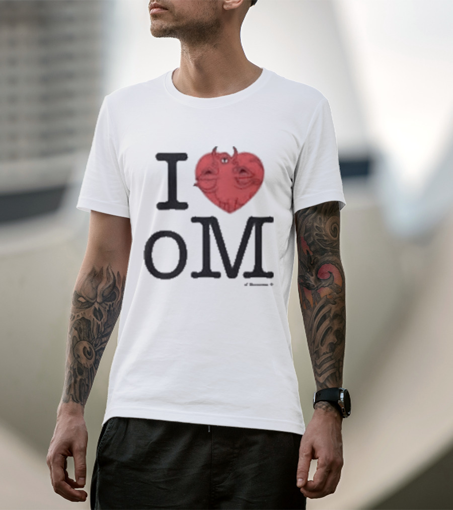 Polyvinyl Records Of Montreal I Love Om Heart Tomato Face T-Shirt