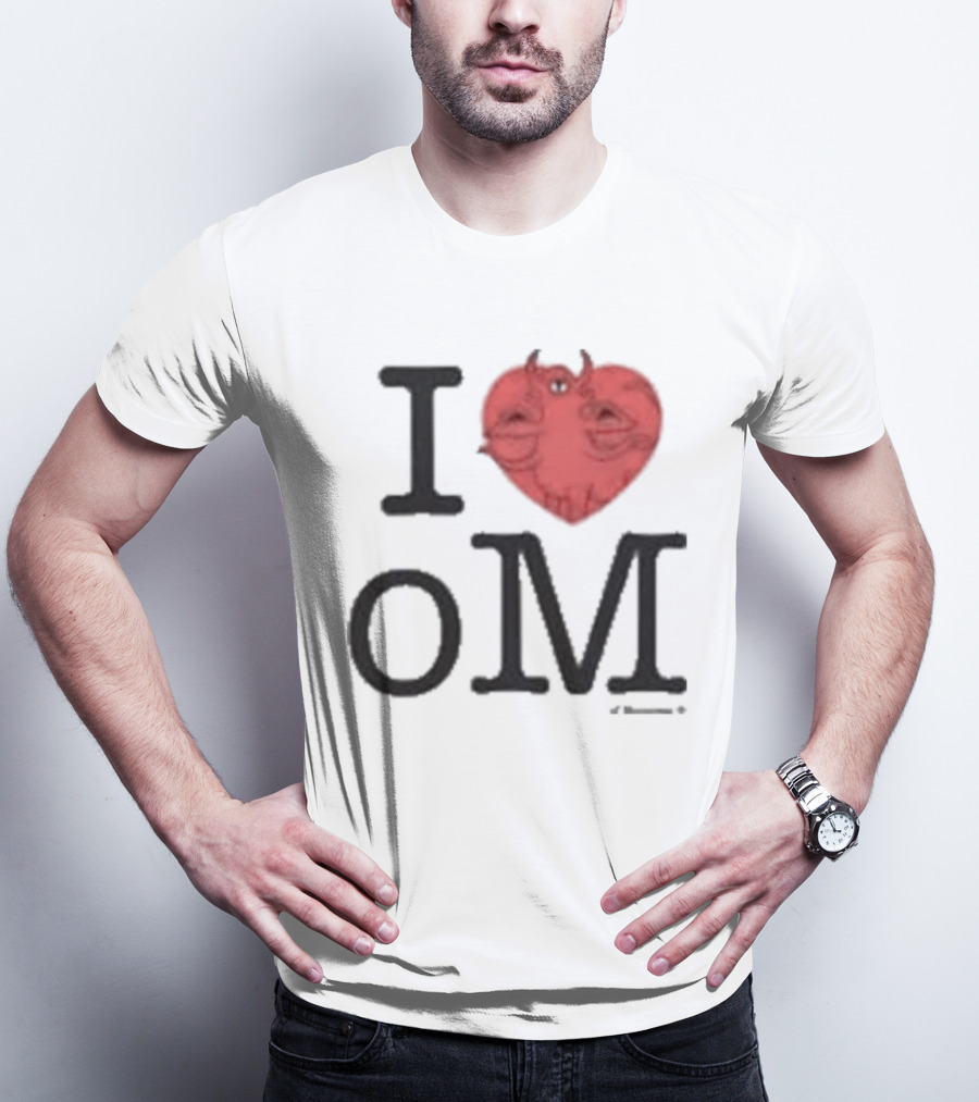 Polyvinyl Records Of Montreal I Love Om Heart Tomato Face T-Shirt