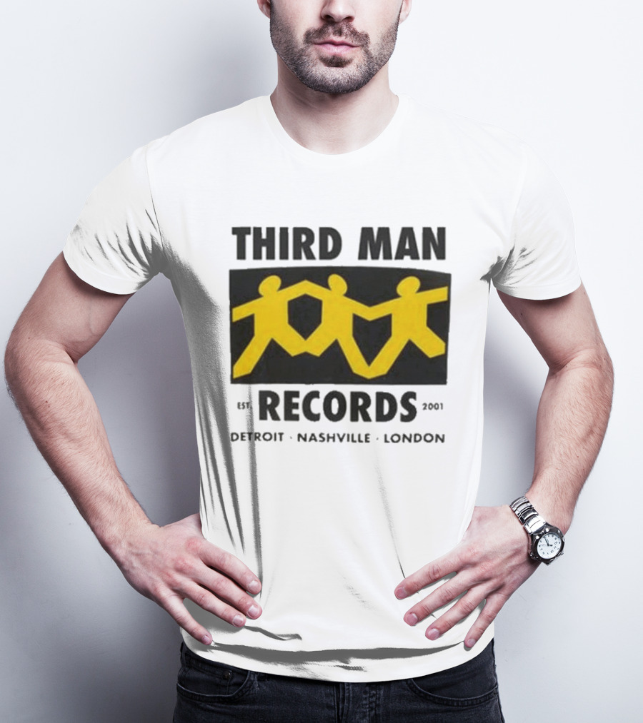 Third Man Records Est 2001 Detroit Nashville London T-Shirt