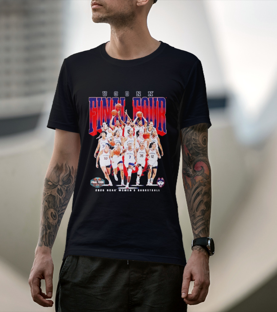 UConn Final Four 2026 NCAA Women's Basketball March Madness T-Shirt