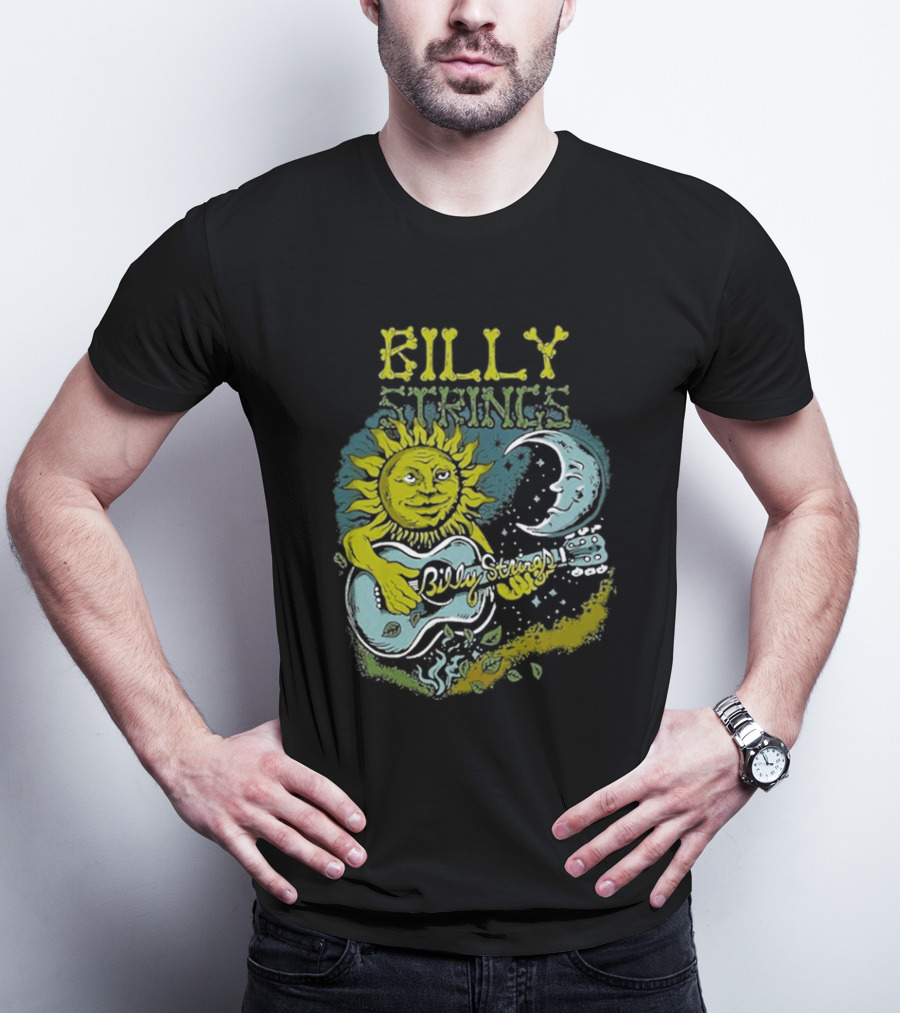 Billy Strings Sun And Moon Guitar T-Shirt