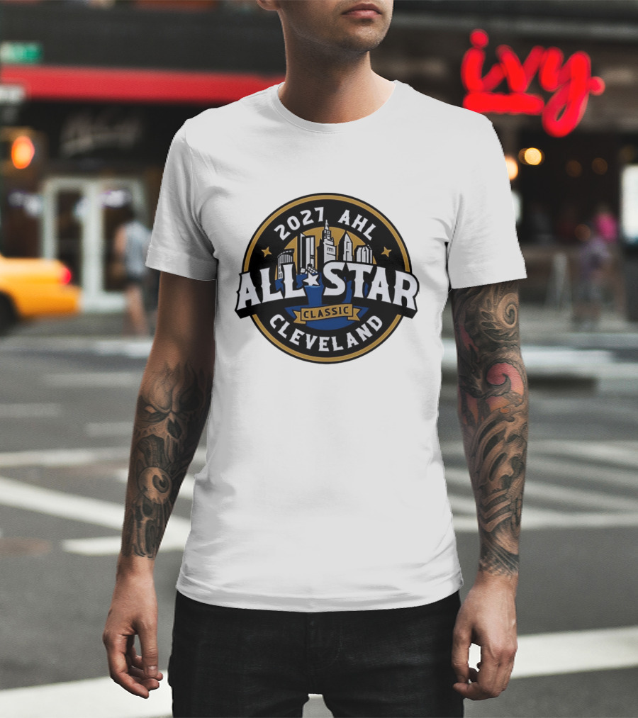 2027 AHL All Star Classic Cleveland Skyline Event T-Shirt