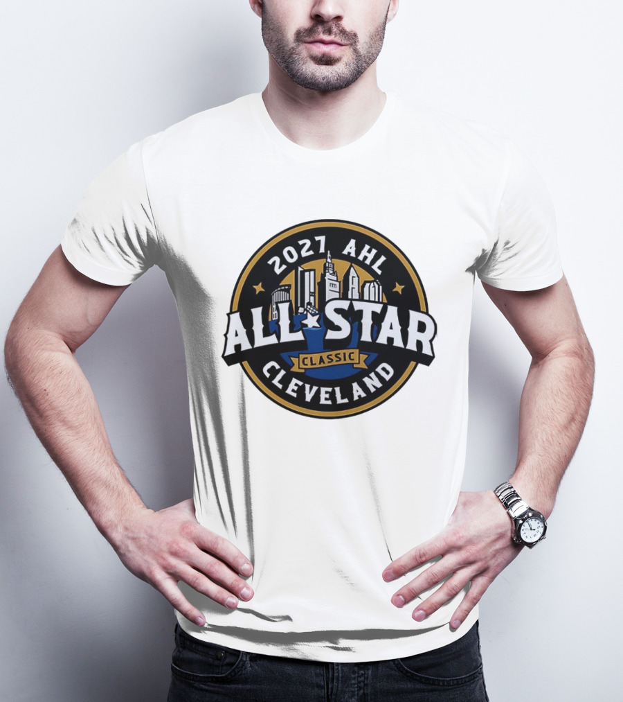 2027 AHL All Star Classic Cleveland Skyline Event T-Shirt