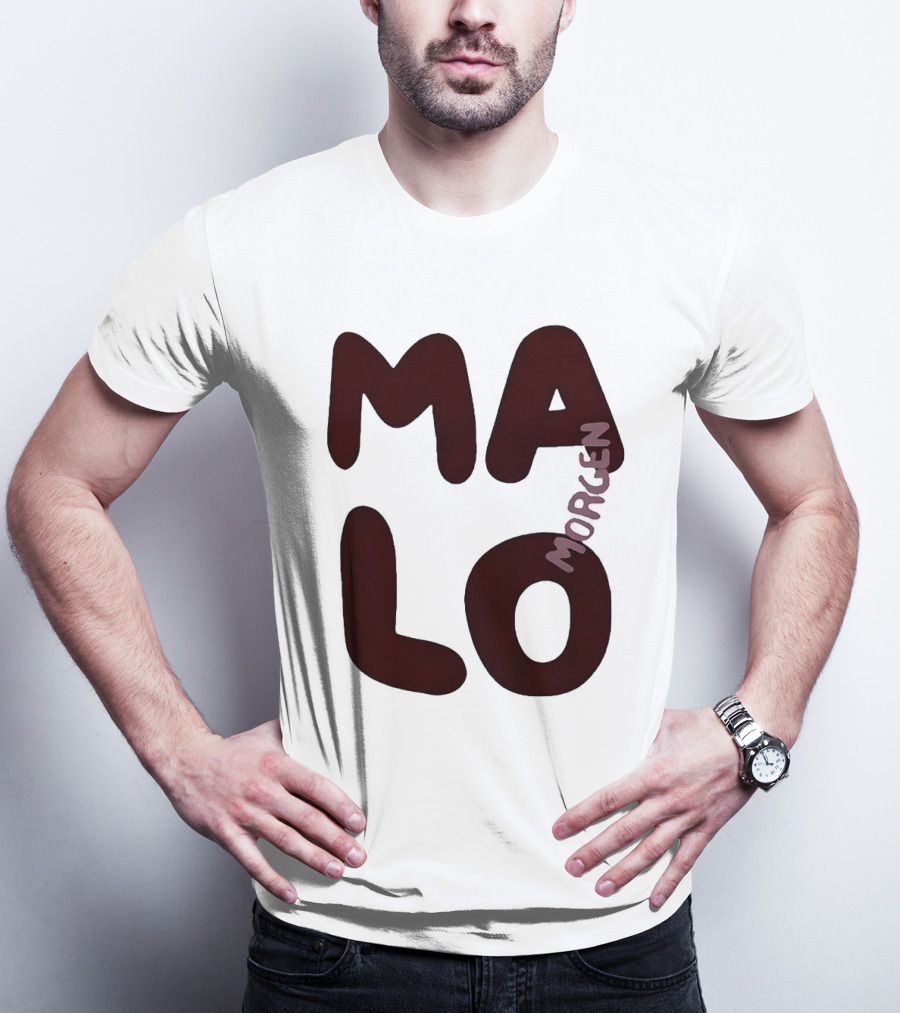 Malo Morgen Balkan Textual T-Shirt
