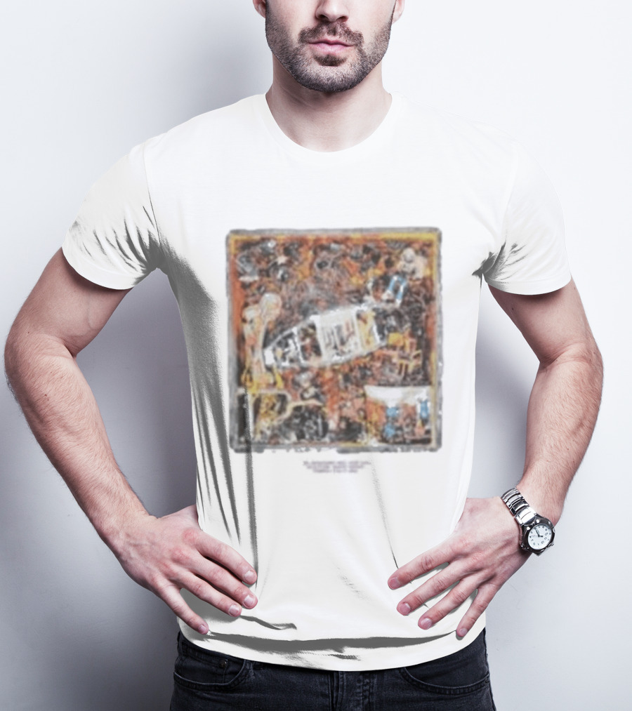 Pompeii Utility Sculpture Vibrant Roman Mosaic T-Shirt