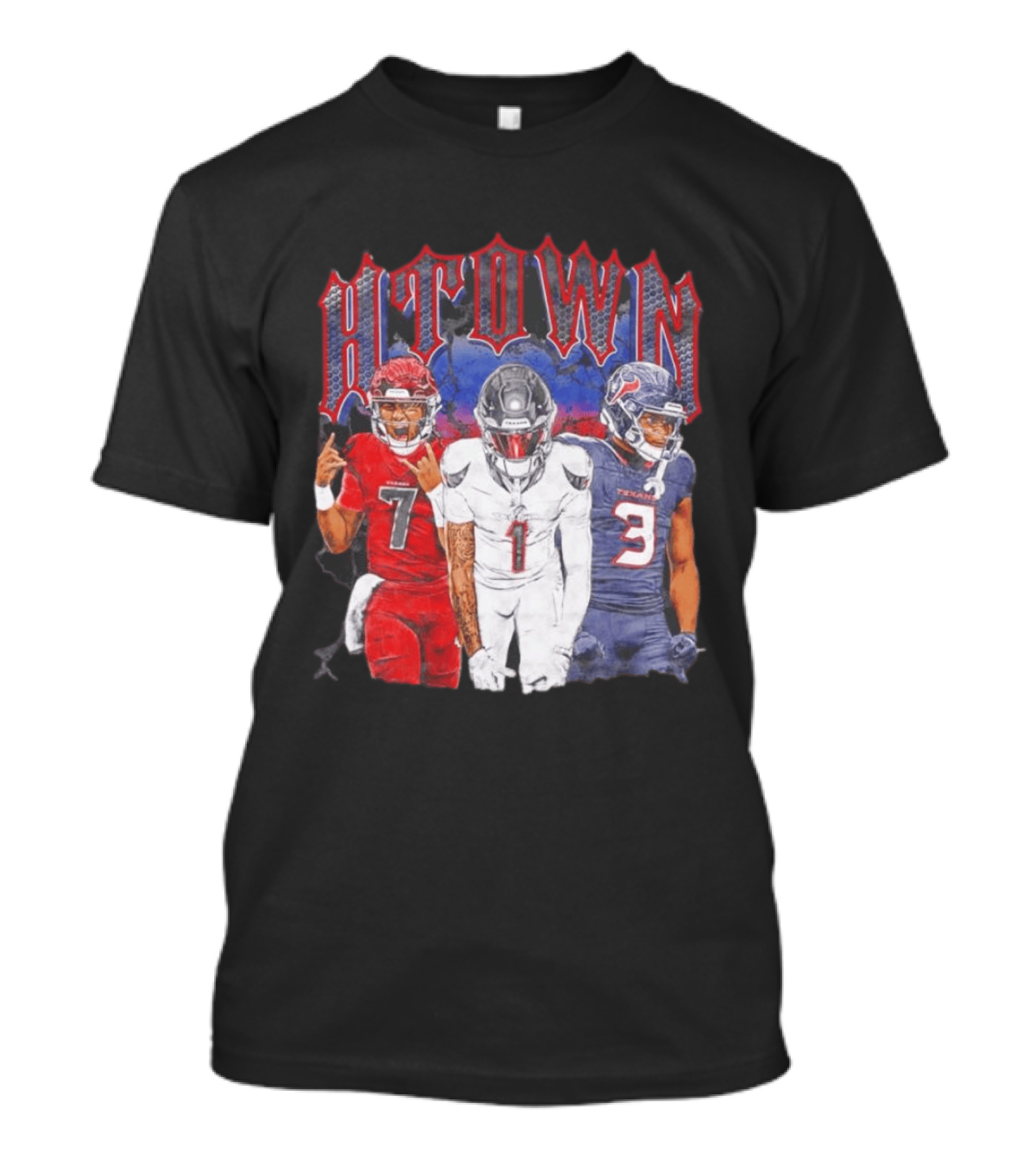 CJ Stroud Tank Dell Kamari Lassiter Houston Texans H TOWN 713 T-Shirt