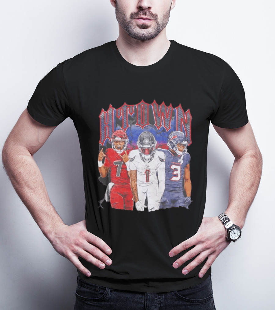 CJ Stroud Tank Dell Kamari Lassiter Houston Texans H TOWN 713 T-Shirt