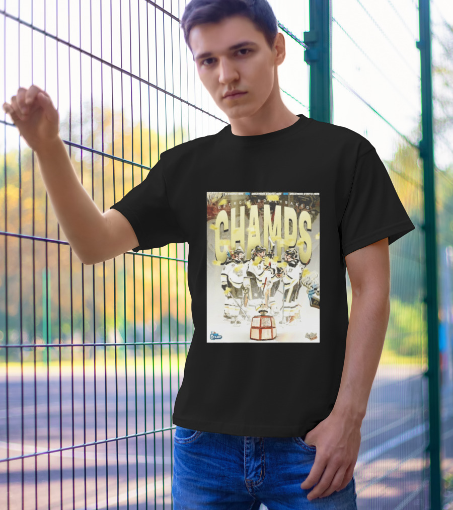 Detroit Honeybaked OHL Cup Champs 2026 Celebration T-Shirt