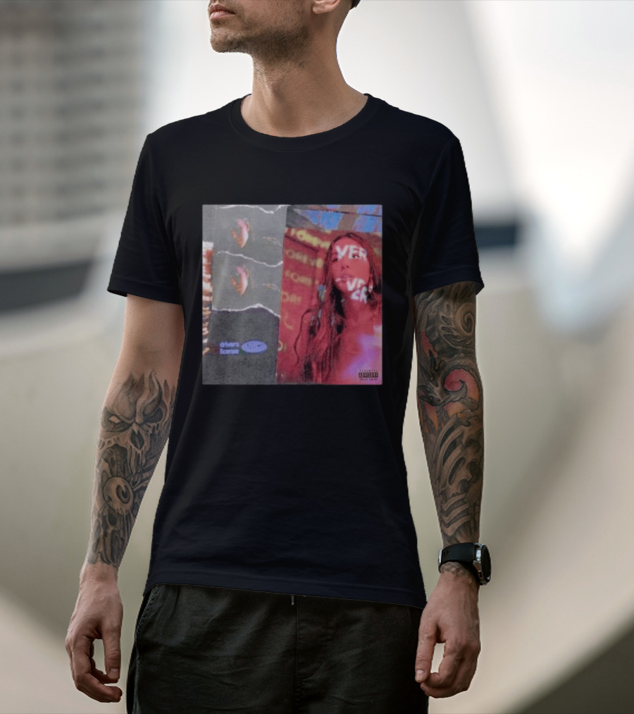Drivers License Olivia Rodrigo Album Cover T-Shirt