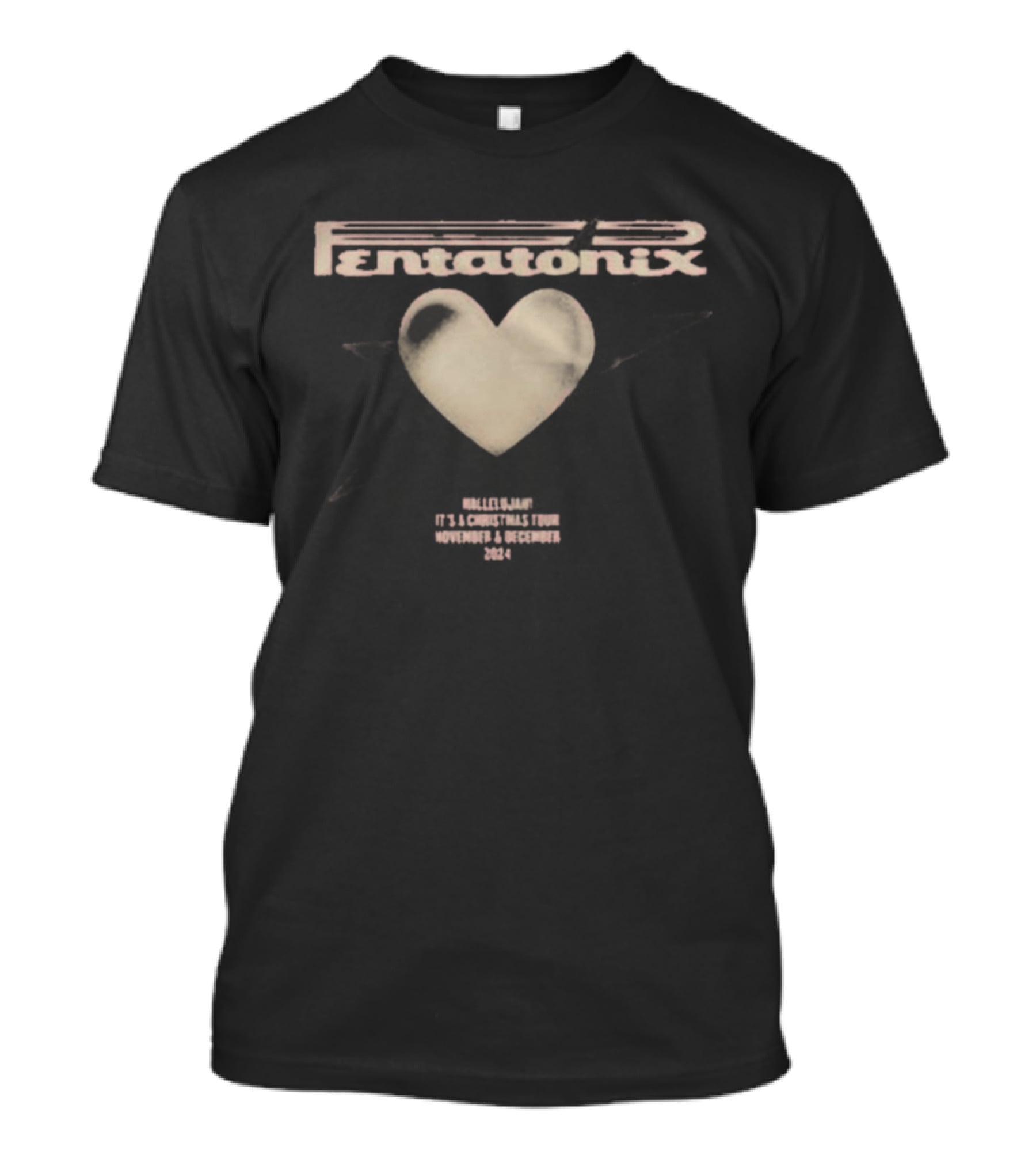 Ptxofficial Heart Brick Collage Star T-Shirt