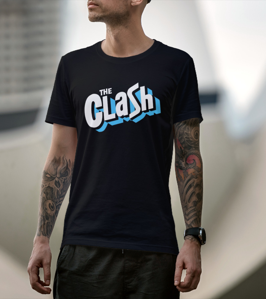 The Clash White And Blue T-Shirt