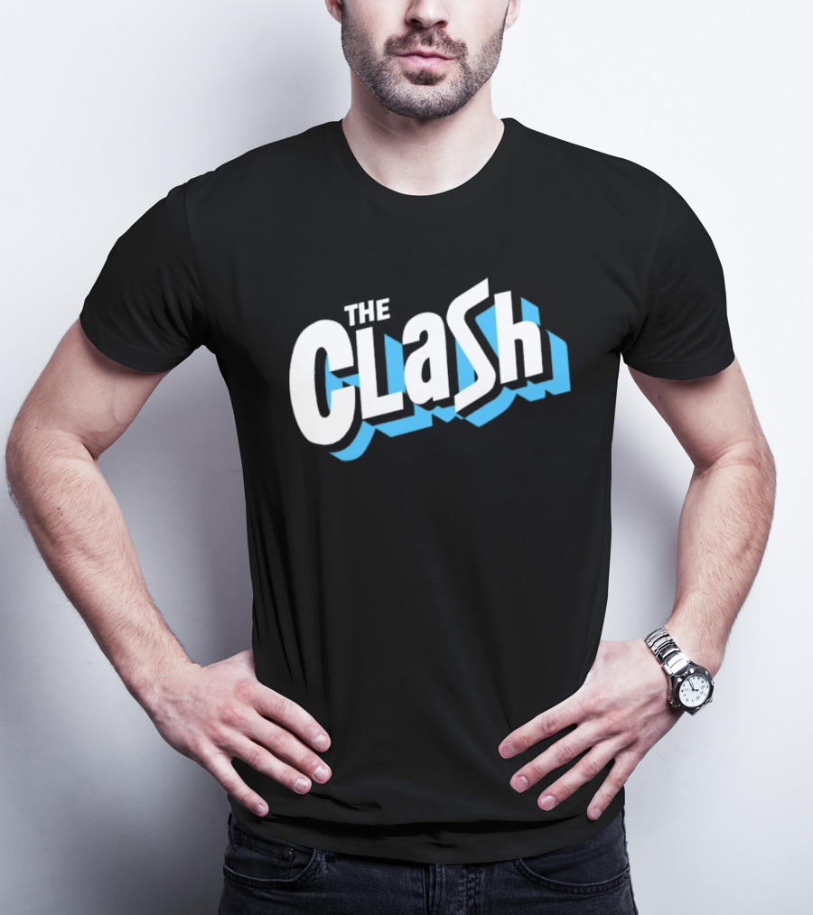 The Clash White And Blue T-Shirt