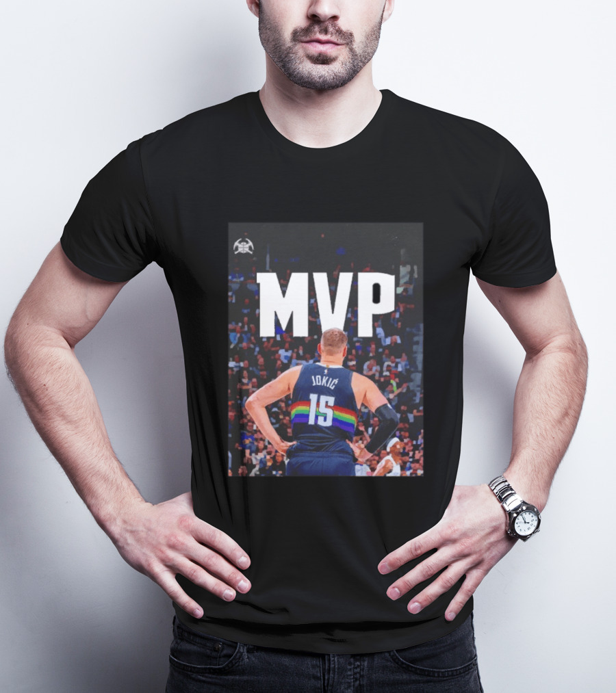 MVP Nikola Jokić 15 Denver Nuggets Basketball T-Shirt