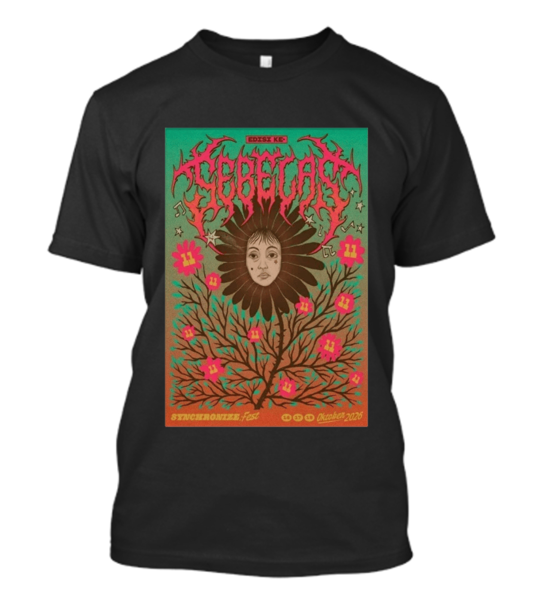 Edisi Ke Sebelas Synchronize Fest Jakarta Oktober 2026 T-Shirt