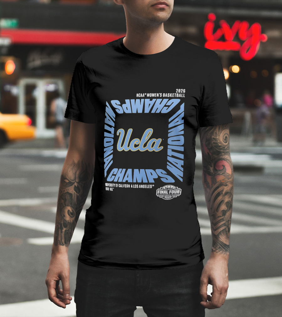 UCLA Bruins 2026 NCAA Women’s Basketball National Champs T-Shirt