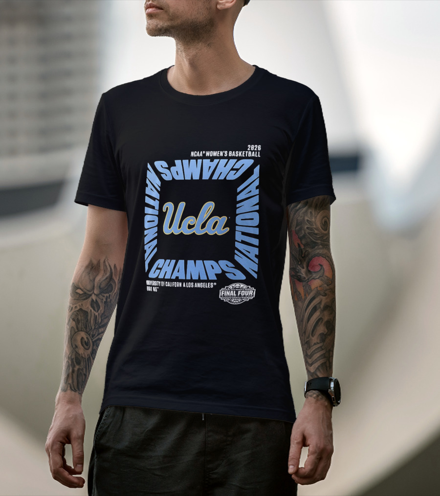 UCLA Bruins 2026 NCAA Women’s Basketball National Champs T-Shirt